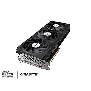 GIGABYTE Radeon RX 7900 XTX Gaming OC 24G Graphics Card, 3X WINDFORCE Fans, 24GB 384-bit GDDR6, GV-R79XTXGAMING OC-24GD Video Card