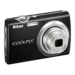 Nikon Coolpix S230 10MP Digital Camera with 3x Optical Zoom and 3 inch Touch Panel LCD (Jet Black)