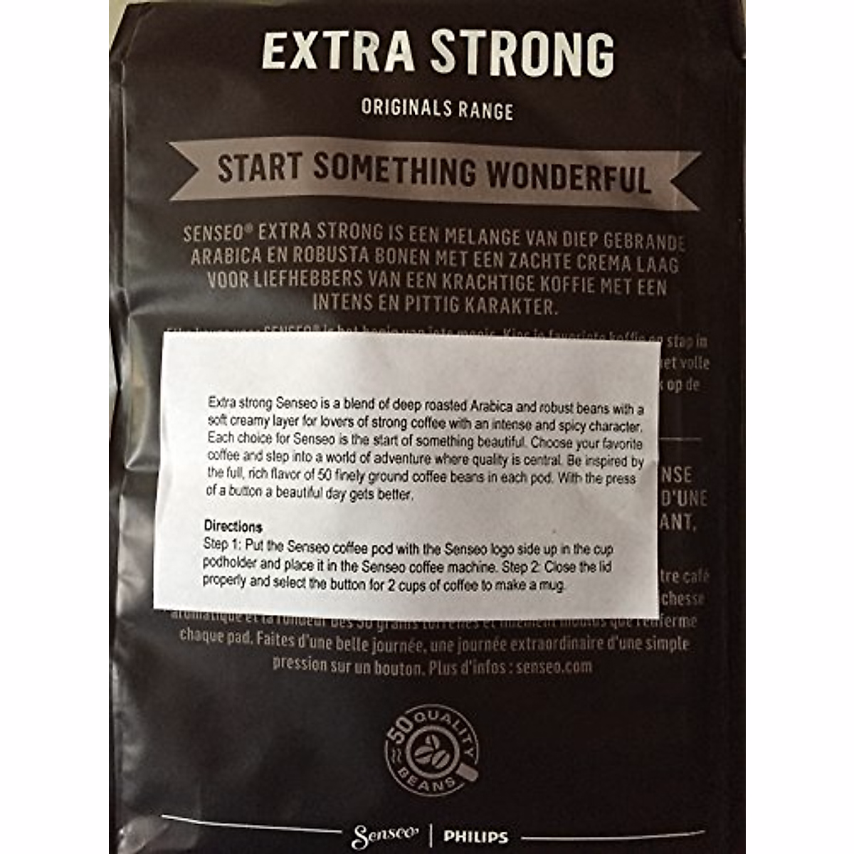 Senseo Extra Strong, Nieuw Design, Pack of 3, 3 X 48 Coffee Pods