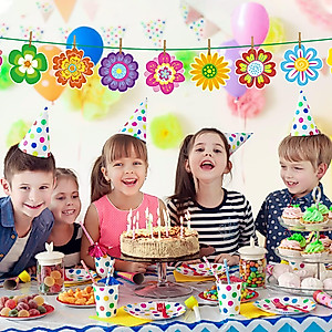 EABETOO 45 Pcs Flower Cutouts for Classroom Bulletin Board Back to School Spring Summer Back To School Party Decorations