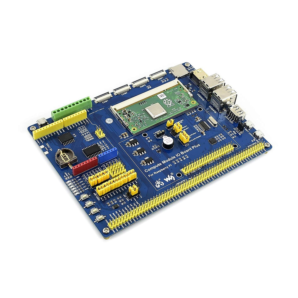 TOP1 Compute Module IO Board Plus, for Raspberry Pi Compute Module 3/3 Lite/3+/3+ Lite Compatible with Compute Module IO Board V3