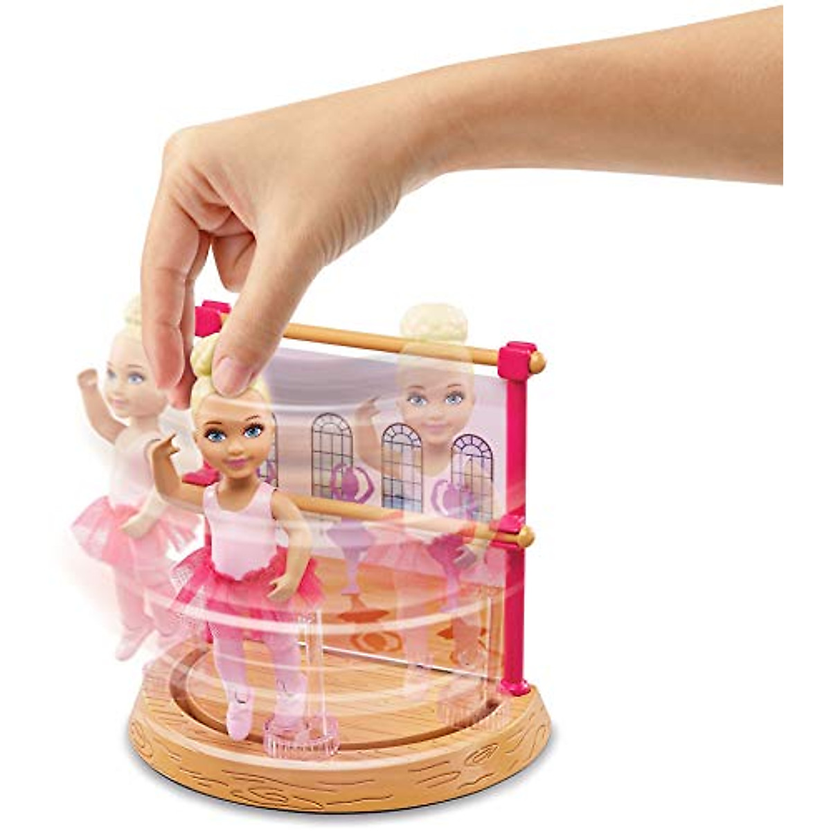 Barbie Doll Dance Coach Play Set with Working Stage!