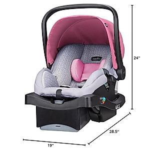 Evenflo LiteMax Infant Car Seat, 1 Count (Pack of 1)
