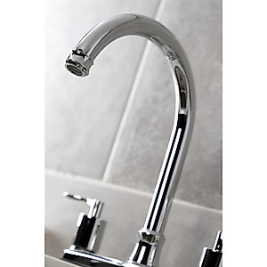Kingston Brass FB7791SVLSP Serena 8" Centerset Kitchen Faucet, Polished Chrome