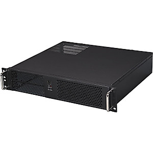 iStarUSA Group 2U Compact Rackmount 2 X 5.25 (D-214-MATX) , Black
