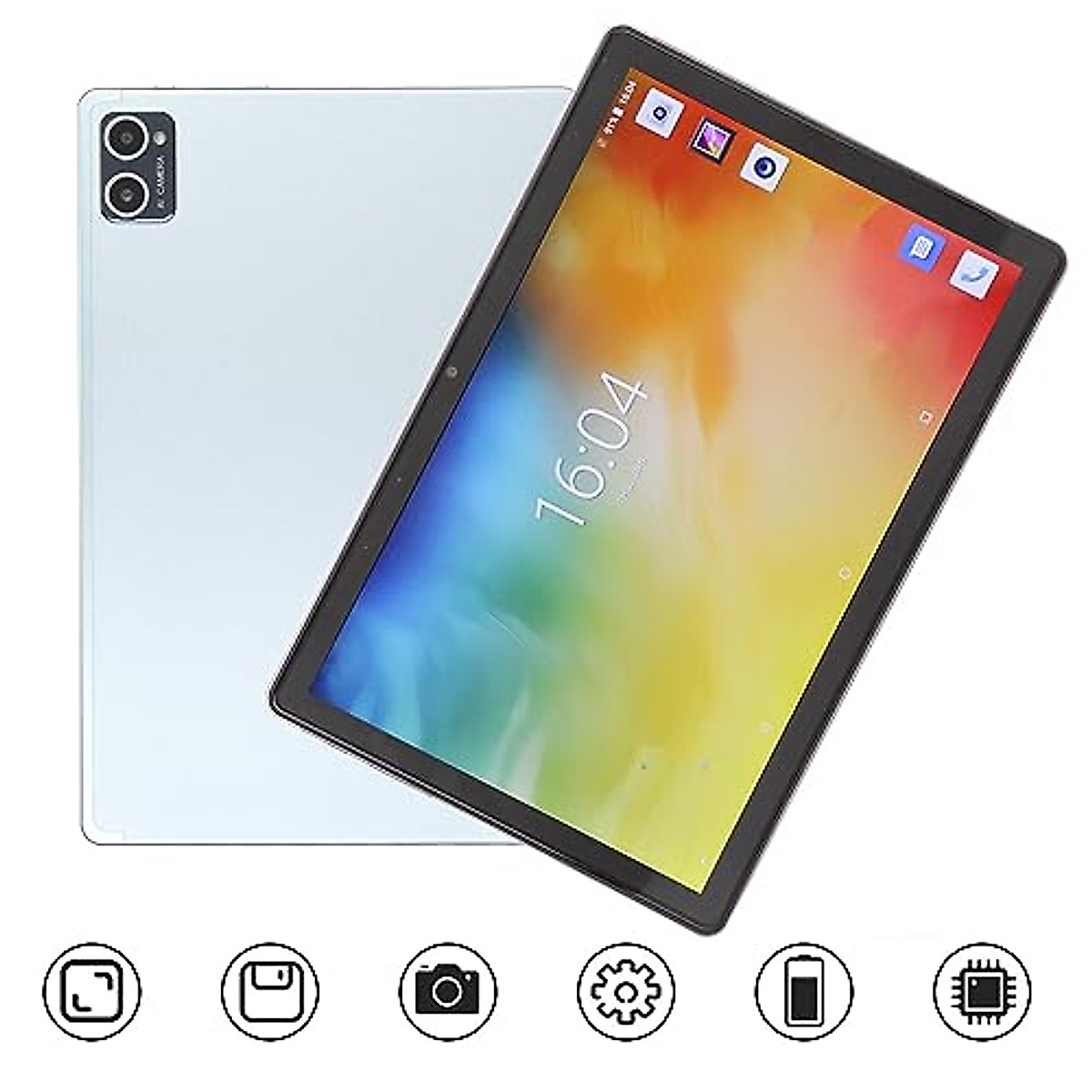 Haofy Office Tablet, US Plug 100‑240V 12GB RAM 256GB ROM 10 Core 5G WiFi 4G LTE Tablet PC for Family (#3)