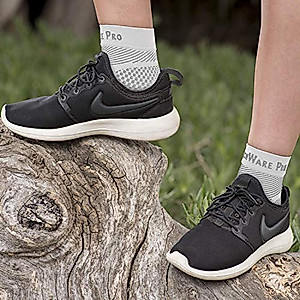 TechWare Pro Compression Sock Sleeve 2 Pr Bundle Black & White XXL