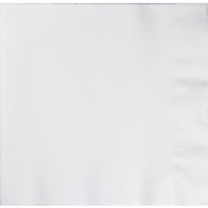 Creative Converting Dinner Napkins, One Size, White