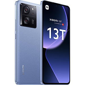 Xiaomi 13T Leica 5G + 4G LTE (256GB+8GB) Global ROM Unlocked Worldwide (Tmobile Mint Tello Global) 50MP Triple Pro Leica Camera 6.67" 144Mhz + (w/Fast 51w Car Charger) (Alpina Blue Global ROM)