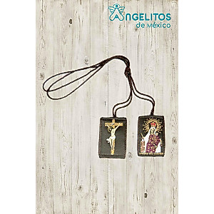 Scapular or Escapulario de Jesus y La Virgen Del Carmen Our Lady of Mount Carmel