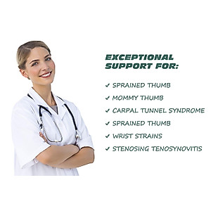 THX4COPPER Reversible Thumb Wrist Stabilizer Compression Splint for BlackBerry Thumb, Trigger Finger, Hand Pain Relief, Arthritis, Tendonitis, Sprain, Carpal Tunnel, Durable, Comfortable,Breathable