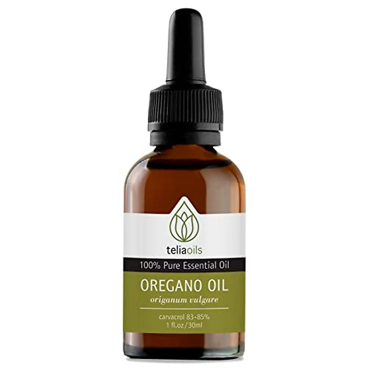 Teliaoils Oil of Oregano, Super Strenght 83-85% Carvacol, Edible Oregano from Greek Mountains