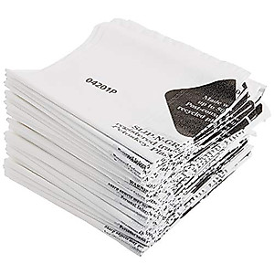 Whirlpool W10165294RB Trash Compactor Bags, 60-ct, 15 Inches, White/Gym Red Blanc/Rouge Gym