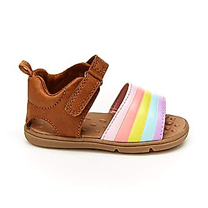 Carter's Every Step Girls Harlee Sandal, Multi, 4 Toddler