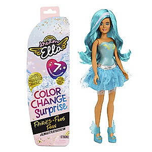 MGA Entertainment Dream Ella Color Change Surprise Fairies - DreamElla | Teal 11.5" Fashion Doll,Blue,578017EUC