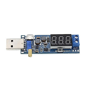 ALAMSCN 2PCS USB Buck Boost Converter Adjustable Step UP Step Down Power Supply Module Voltage Regulator DC-DC 5V to 3.3V 9V 12V 18V 24V