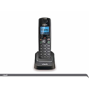 VTech DS6151-11 DECT 6.0 2-Line Expandable Cordless Phone + (2) DS6101-11 Accessory Handset, Black