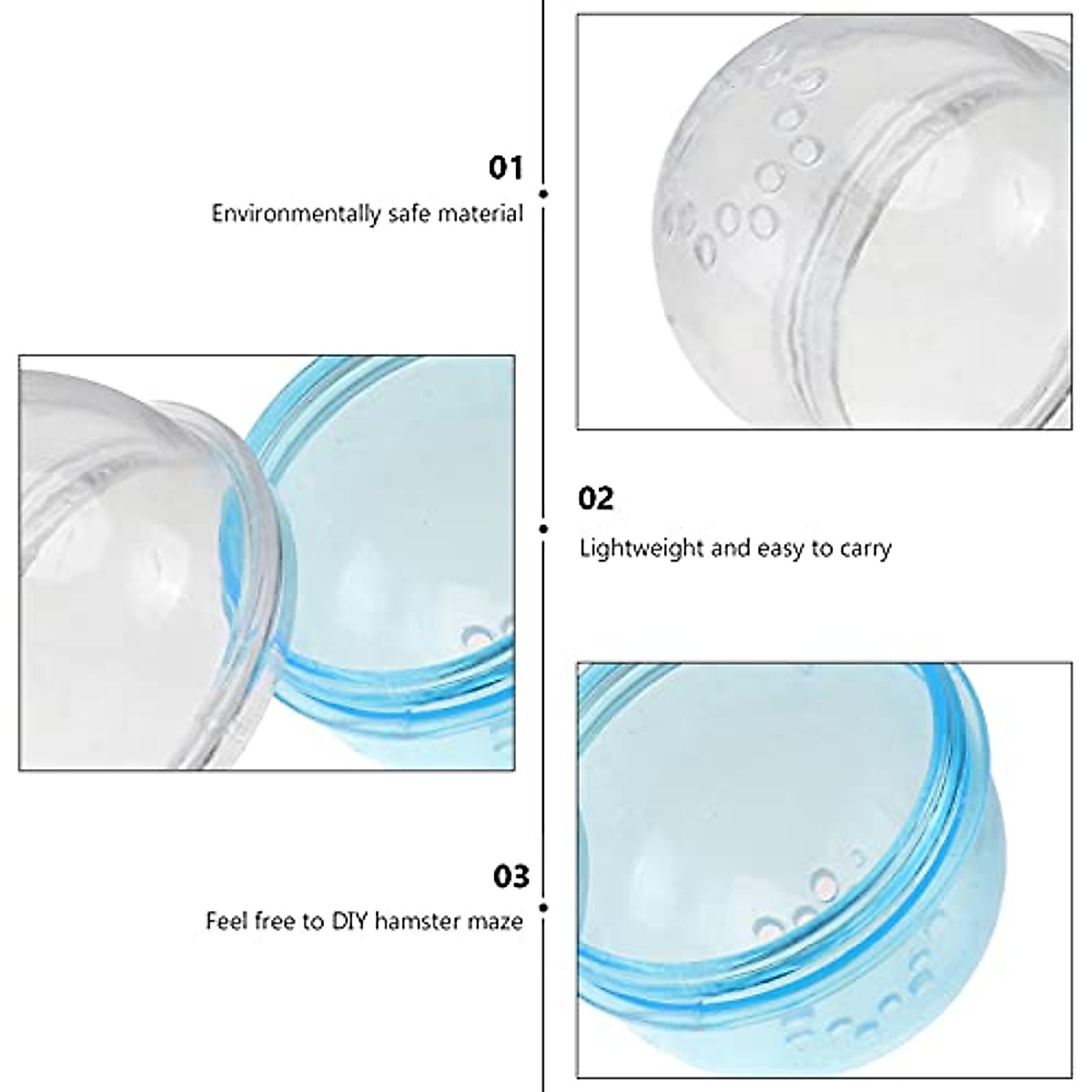 4Pcs Hamster Tube Accessories, Hamster Tube Hamster Tunnel Caps Pet External Cage Plugs Small Animal Hutch Guinea Pig Toy for Chinchilla Squirrel Hamster, Random Color