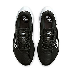 NIKE Women's Sneaker, Black White, 11