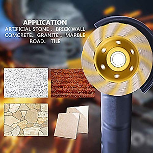 Erduoduo 2 Pack 4 Inch Diamond Cup Grinding Wheel 12 Segs Heavy Duty Angle Grinder Wheels for Angle Grinder