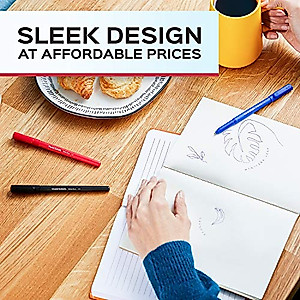 Paper Mate Write Bros Ballpoint Pens, Medium Point (1.0mm), Black, 12 Count