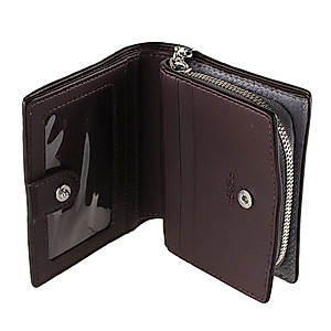 Coach Pebble Leather Snap Wallet Style No. C2862 Granite