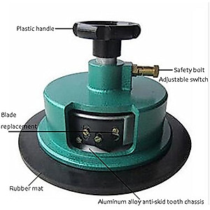 Fabric Sampler Cutter, High Precision 100 Sqcm Round Cloth Sample Disk Cutter, Fabric Weight Cutter,Textile Fabric GSM Sampling for Cloth Device Weight Instrument Sampler Paper Cutting (Green)