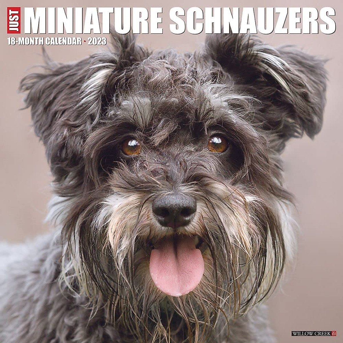 Just Miniature Schnauzers 2023 Wall Calendar
