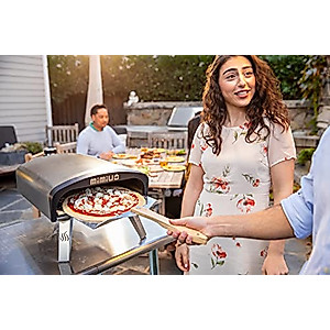 Mimiuo Outdoor Gas Pizza Ovens Portable Stainless Steel Gas Pizza Grilling Stove with 13" Pizza Stone & 12 x 14 inch Foldable Pizza Peel - (Classic G-Oven Series)