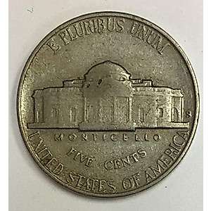 1947 S Jefferson Nickel Average Circulated F-VF