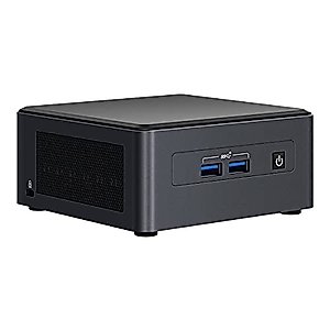 Intel NUC 11 Pro NUC11TNHi3 Mini PC, Intel i3-1115G4 Dual-core 4.1GHz, Intel Iris Xe Graphics 8K, 4 Display Capable, WiFi 6, Win 10 Pro (32GB + 1TB NVMe)