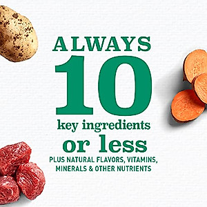 NUTRO Limited Ingredient Diet Adult Dry Dog Food Lamb & Sweet Potato Dog Kibble, 22 lb. Bag