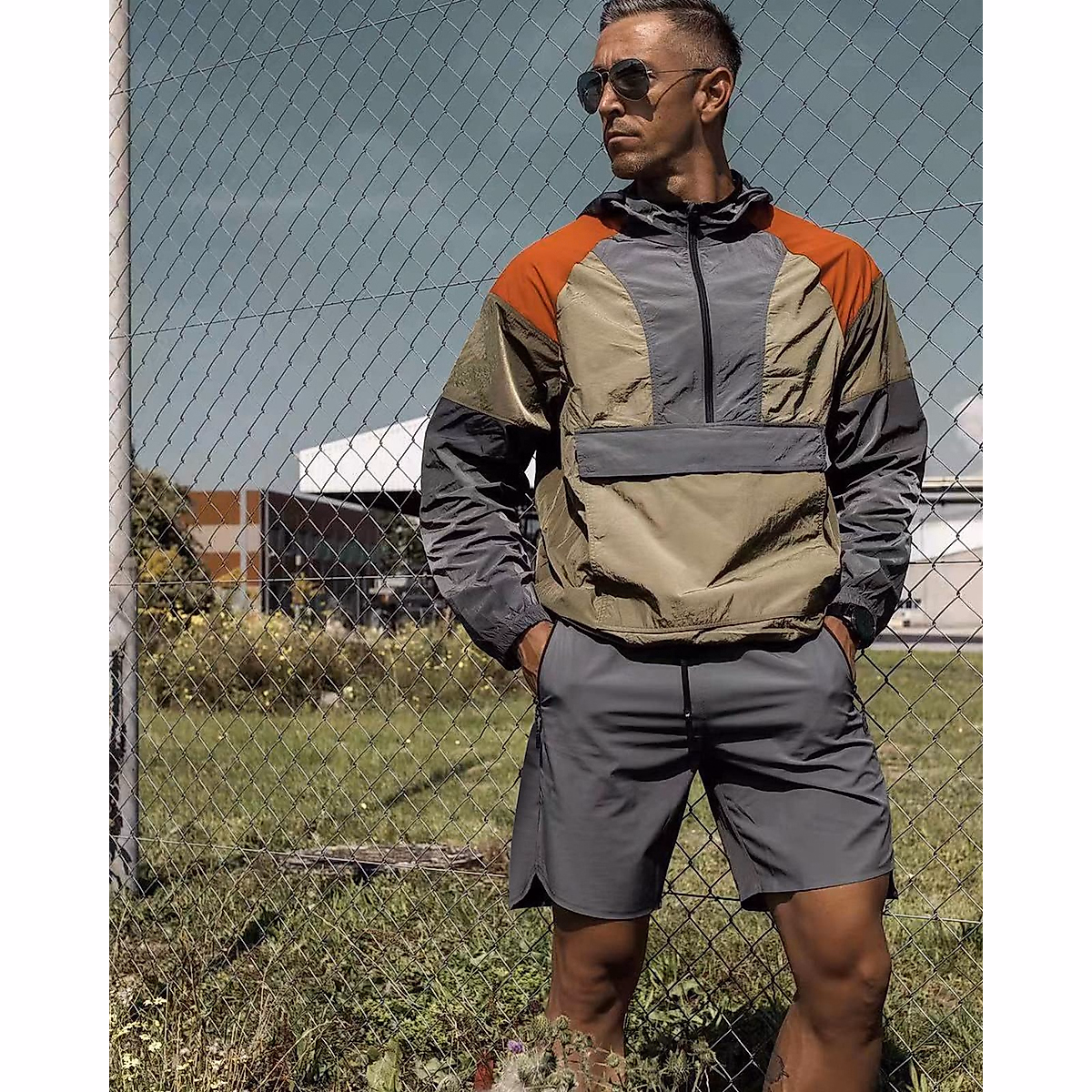 CANGHPGIN Men's Workout Athletic Running Shorts 7 inch Lightweight 2 Pack Basketball Sports Gym Shorts with Pockets