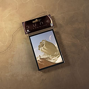 Dire Wolf Dune Imperium: The Spice Must Flow Card Sleeves 75CT – Smooth & Tough – Standard Size Card Sleeves - PVC and Acid Free – Designed for use with Dune Imperium and Other Games (DWD01007)
