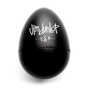 Dunlop 9103TBK Egg Shaker, Black, 2/Pack
