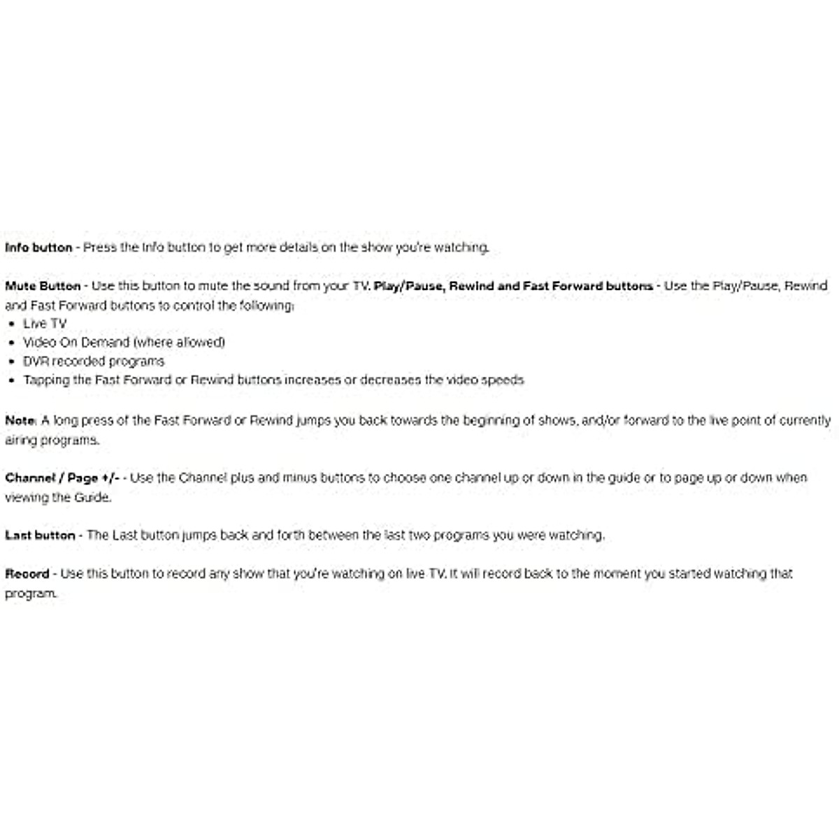 (2-Pack) Replacement for Verizon FiOS TV All in One Smart Voice Remote Control (Not Backward Compatible), Black