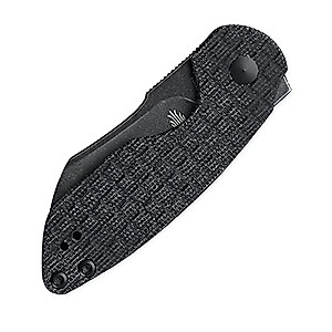 Kizer OCTOBER Mini Pocket Knife Black Micarta Handle, EDC Folding Knife Outdoor Knives 154CM Blade V2569C2