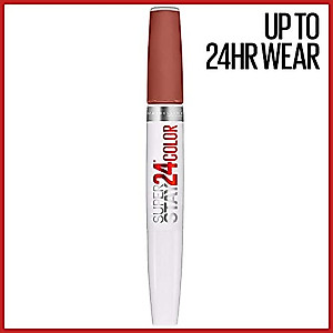 Maybelline Super Stay 24, 2-Step Liquid Lipstick Makeup, Long Lasting Highly Pigmented Color with Moisturizing Balm, Endless Espresso, Brown, 1 Count