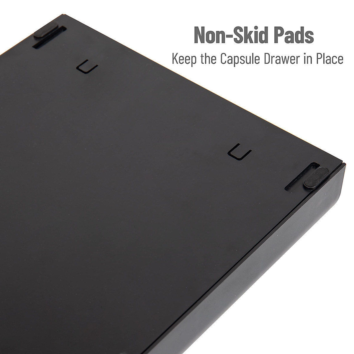 Mind Reader Coffee Pod Drawer Compatible with Nespresso Capsule, 9.21 x 15.94 x 2.36, Black