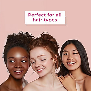 Ninabella Organic Detangling Hair Brush for Women, Men & Children - Does not Pull on Hair - Straightening Brushes for Straight, Curly & Wet Hair - Unique Spiral Hairbrush Green