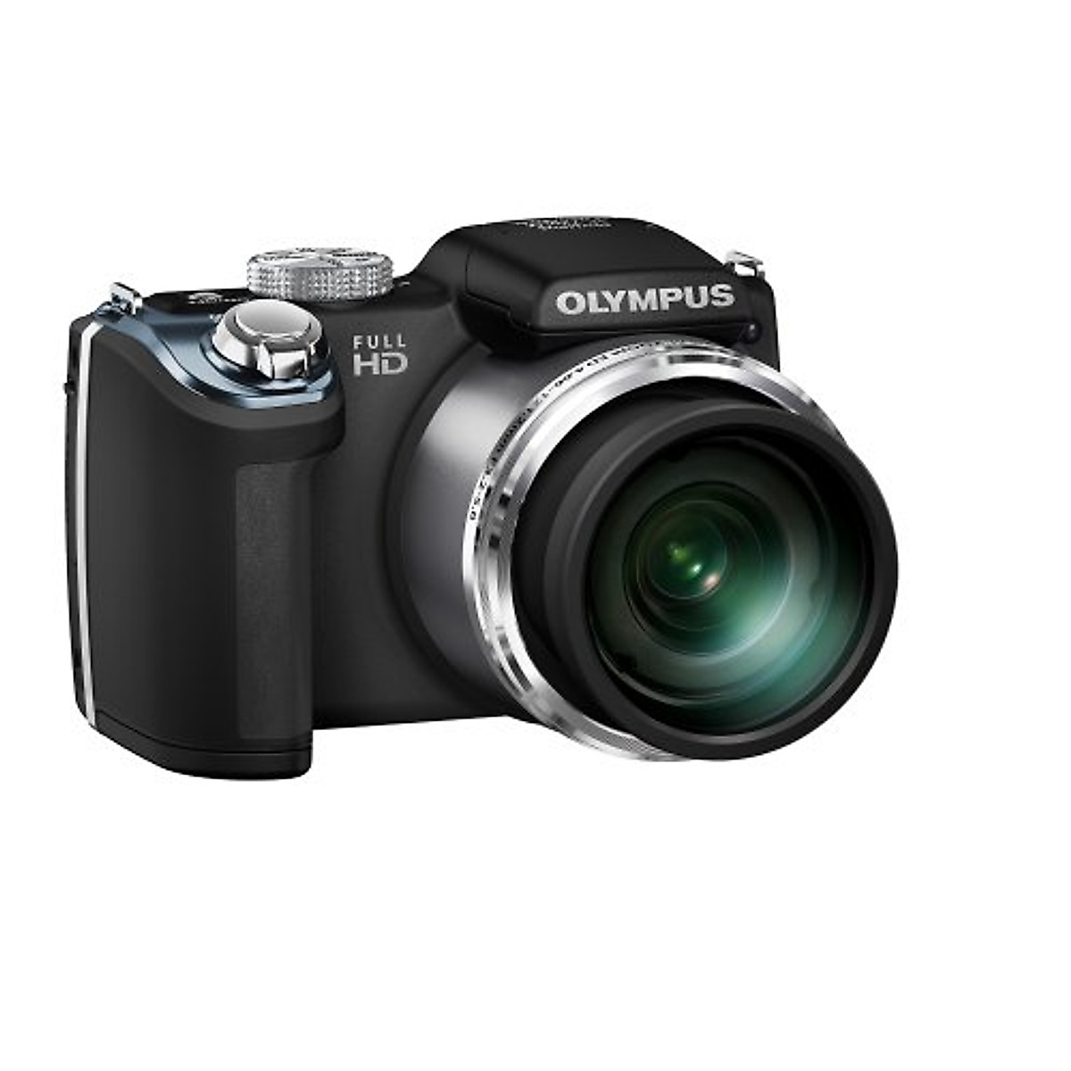 Olympus SP-720UZ 14MP 26x Opt Zoom 3-Inch LCD Digital Camera - Black