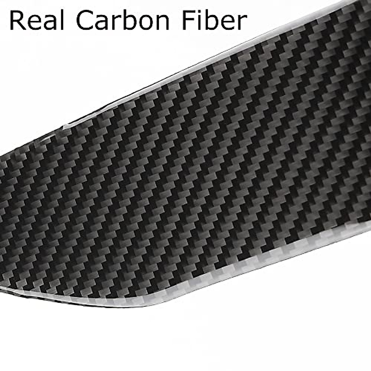 SIDMILE Rear Trunk Cover Trim Sticker Compatible with 2011-2020 Grand Cherokee Carbon Fiber Interior Trunk Accessories 2PCS