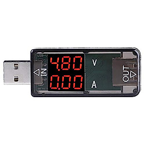 Taidda USB Tester, Multimeter Charger USB Tester USB Color LCD Voltmeter Ammeter Current Meter Multimeter Charger USB Tester for Most Applications2#