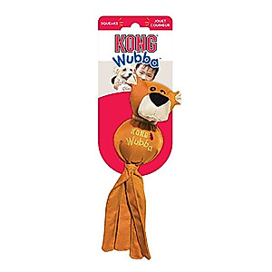 KONG Wubba Ballistic Friends, Dog Toy, Colors Vary