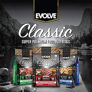 Evolve Pet Food Classics Deboned Beef, Barley and Bison Recipe Dog Food, 3.5-pounds
