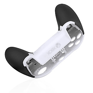 OEM Front and Back Housing Shell Replacement Kit for Xbox Elite Series 2 Controller - Includes Faceplate, Grip Cover, and Repair Tools (White)
