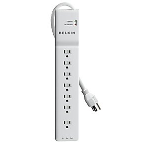 Belkin BE107201-08-DP 7-Outlet SurgeMaster Surge Protector - 12 Foot Cord