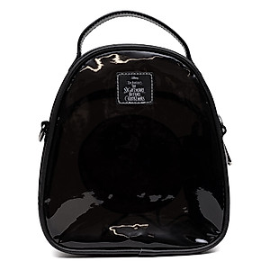 Disney Bag, Crossbody Light Up, The Nightmare Before Christmas Jack Expression White Black, Black PVC