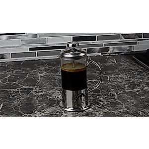 French Press Single Serving Coffee Maker, Small Affordable Coffee Brewer with Highest Filtration, 1 Cup Capacity (12 fl oz/0.35 liter)