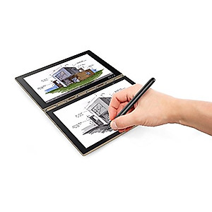 Lenovo Yoga Book - FHD 10.1" Android Tablet - 2 in 1 Tablet (Intel Atom x5-Z8550 Processor, 4GB RAM, 64GB SSD), Champagne Gold, ZA0V0091US
